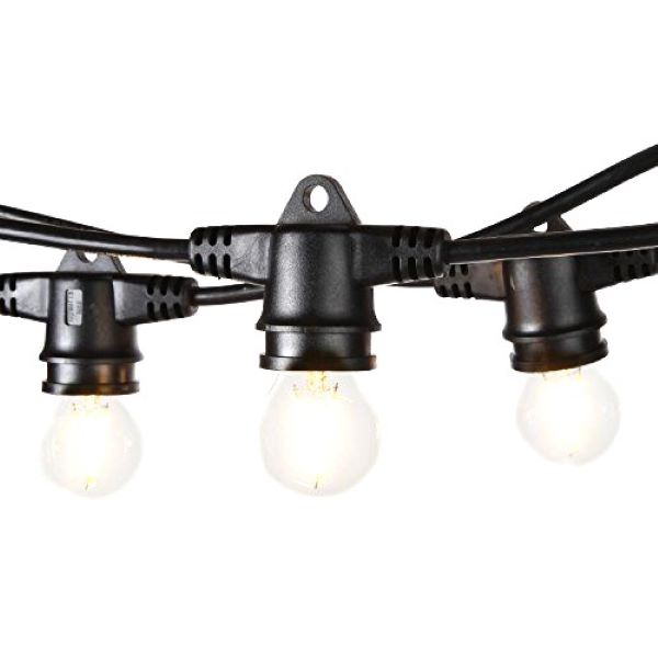 Bulb row with LED bulbs – Klinkberg